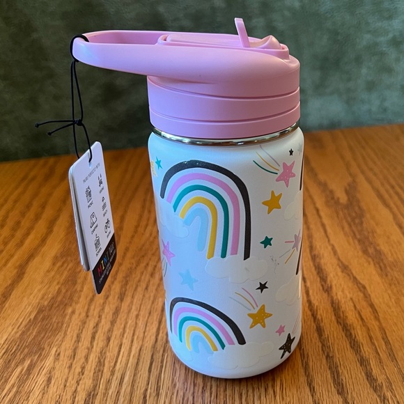 Hydrapeak | Accessories | Nwt 4 Oz Hydrapeak Pink Rainbow Water Bottle ...